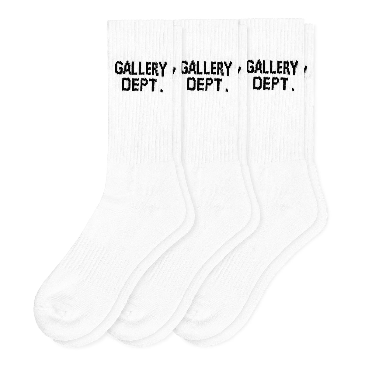 GALLERY DEPT. CLEAN SOCKS - SET OF 3 | WHITE