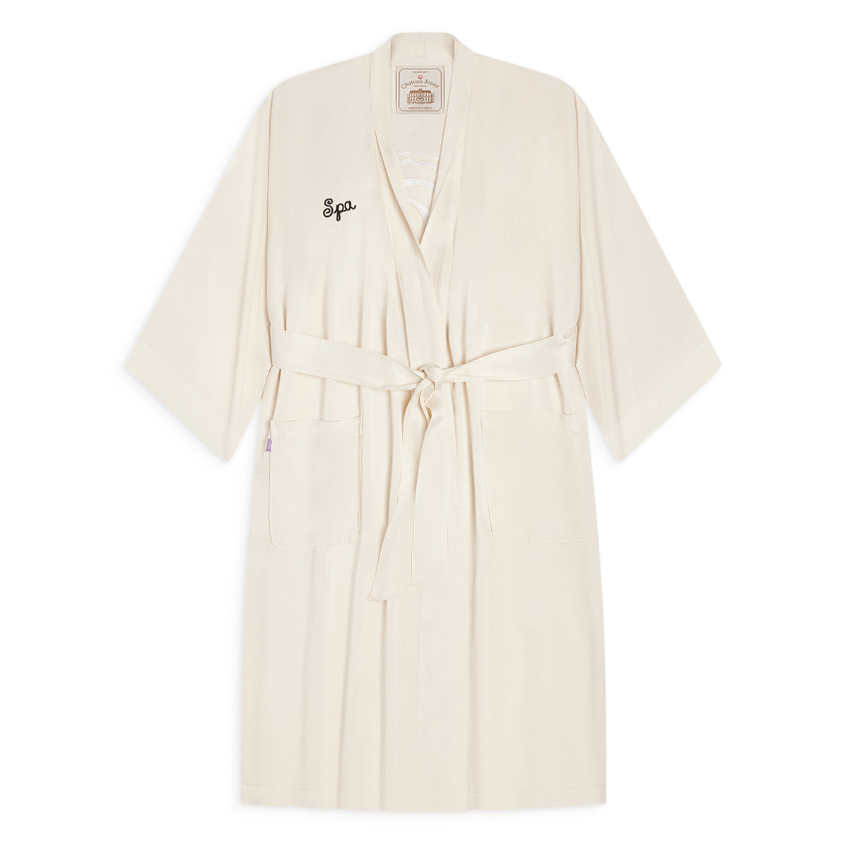 GALLERY DEPT. CHATEAU SILK SPA ROBE | WHITE