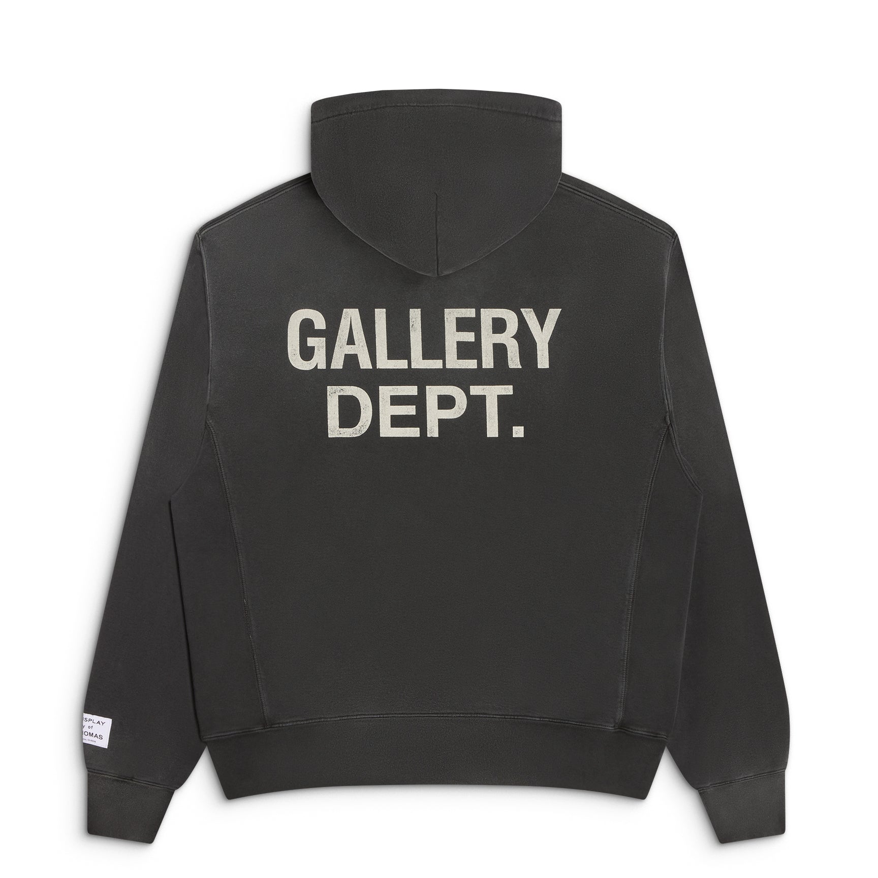 GALLERY DEPT. GD PAINT LOGO HOODIE | VINTAGE BLACK