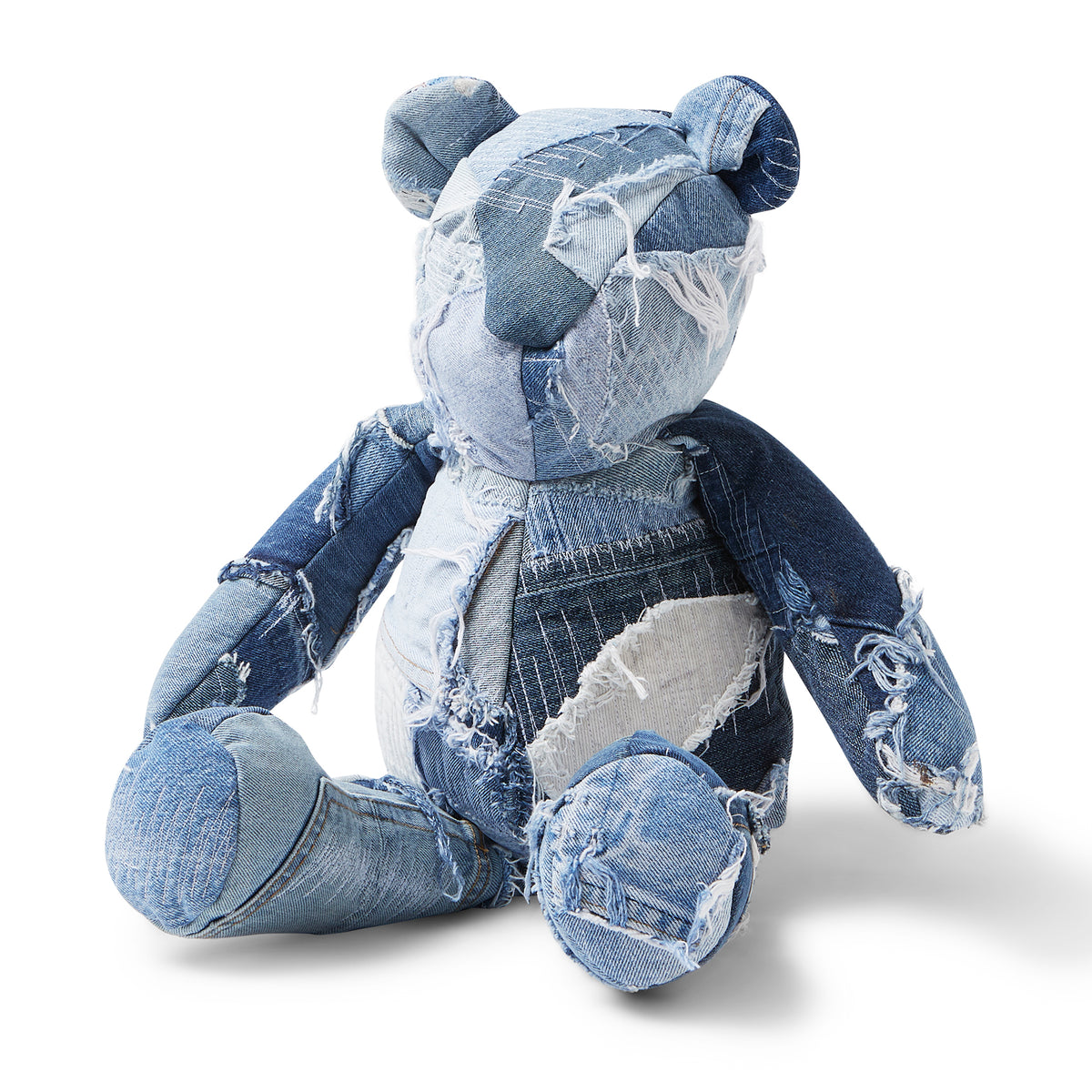 GALLERY DEPT. RECYCLE DENIM TEDDY BEAR